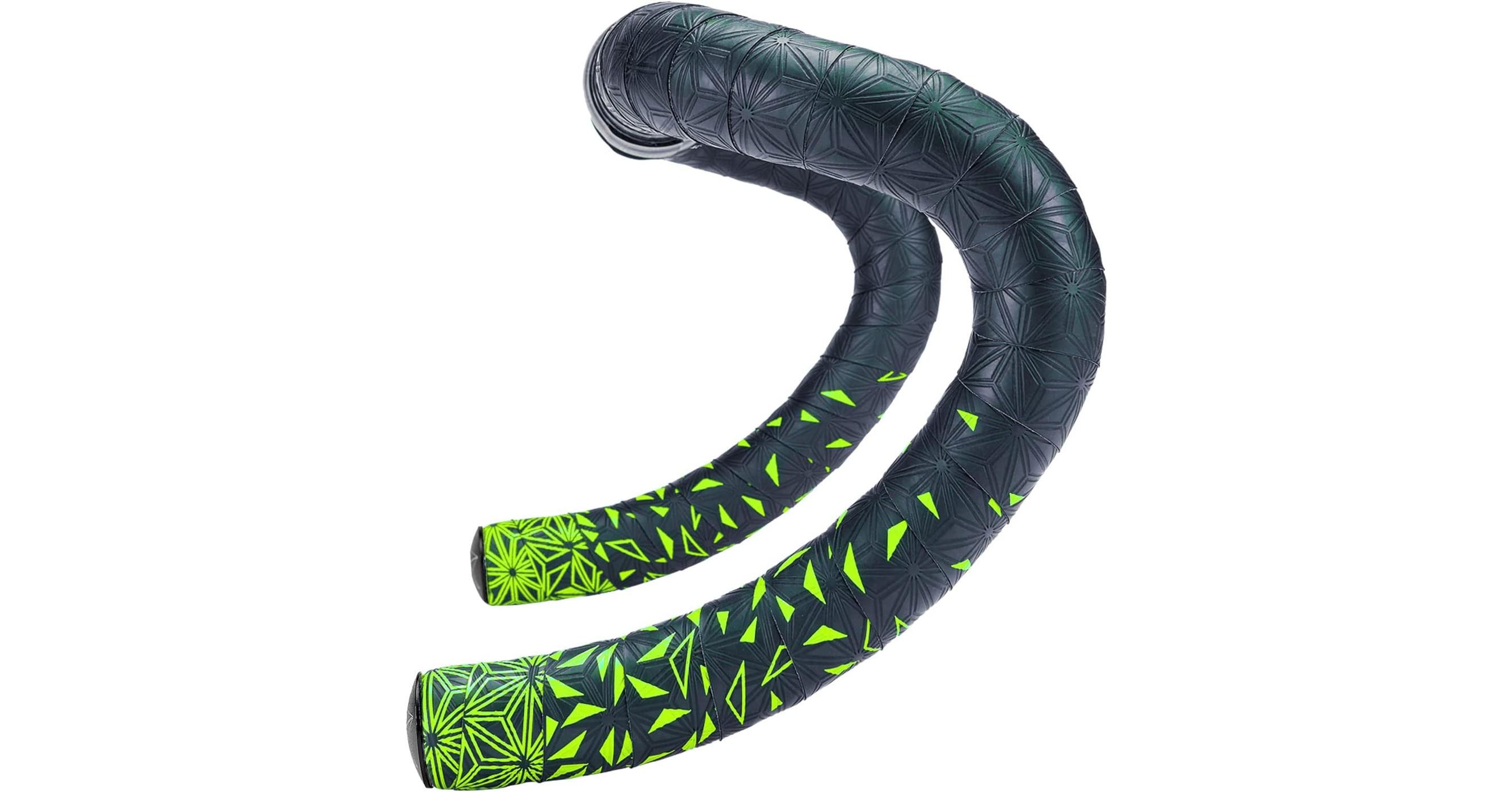 Supacaz Super Sticky Kush Star Fade- Neon Yellow kormánybandázs - akosbike.hu